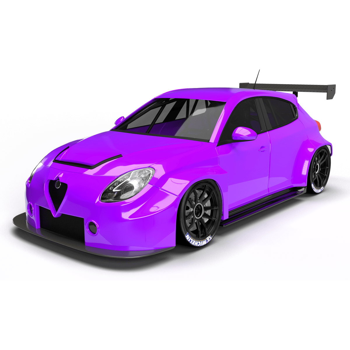 TCR Alfa Romeo Giulietta - 3D Touring Car Model | Motorsport Graphics