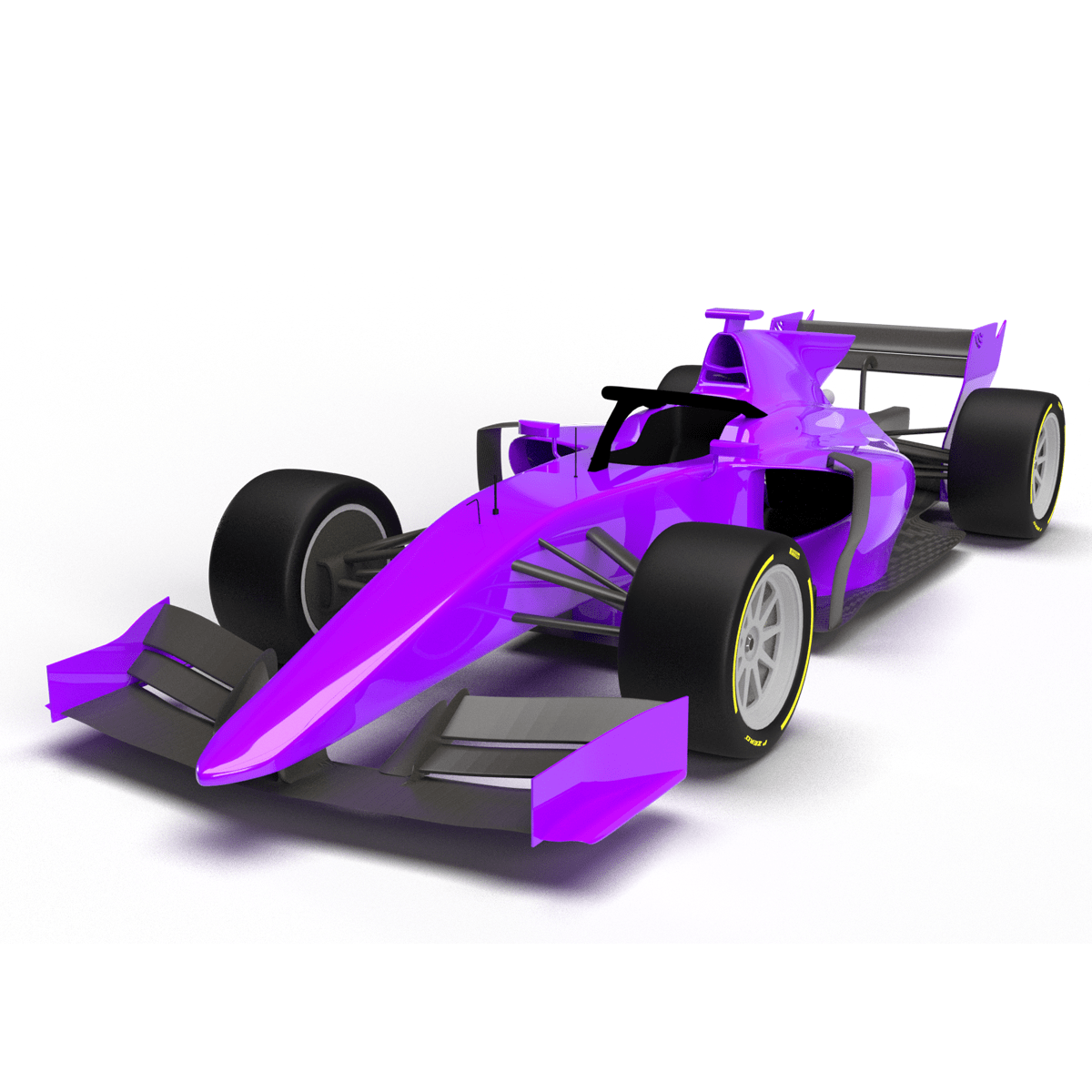 Dallara Formula 2 3D livery template model - Motorsport Graphics