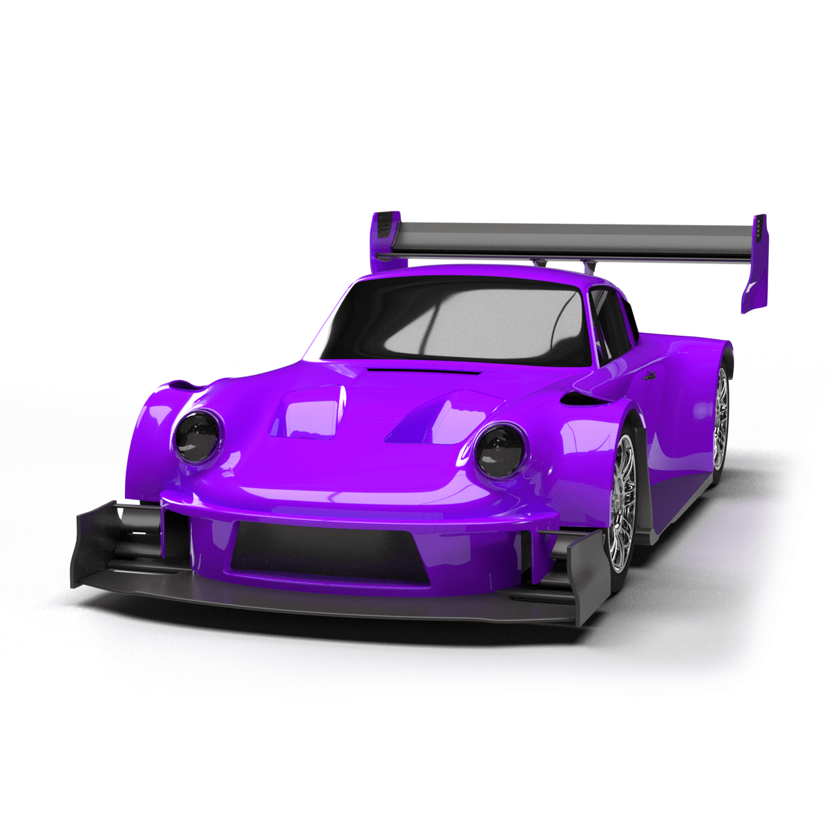 Hoonipigasus 3D livery template model - Motorsport Graphics
